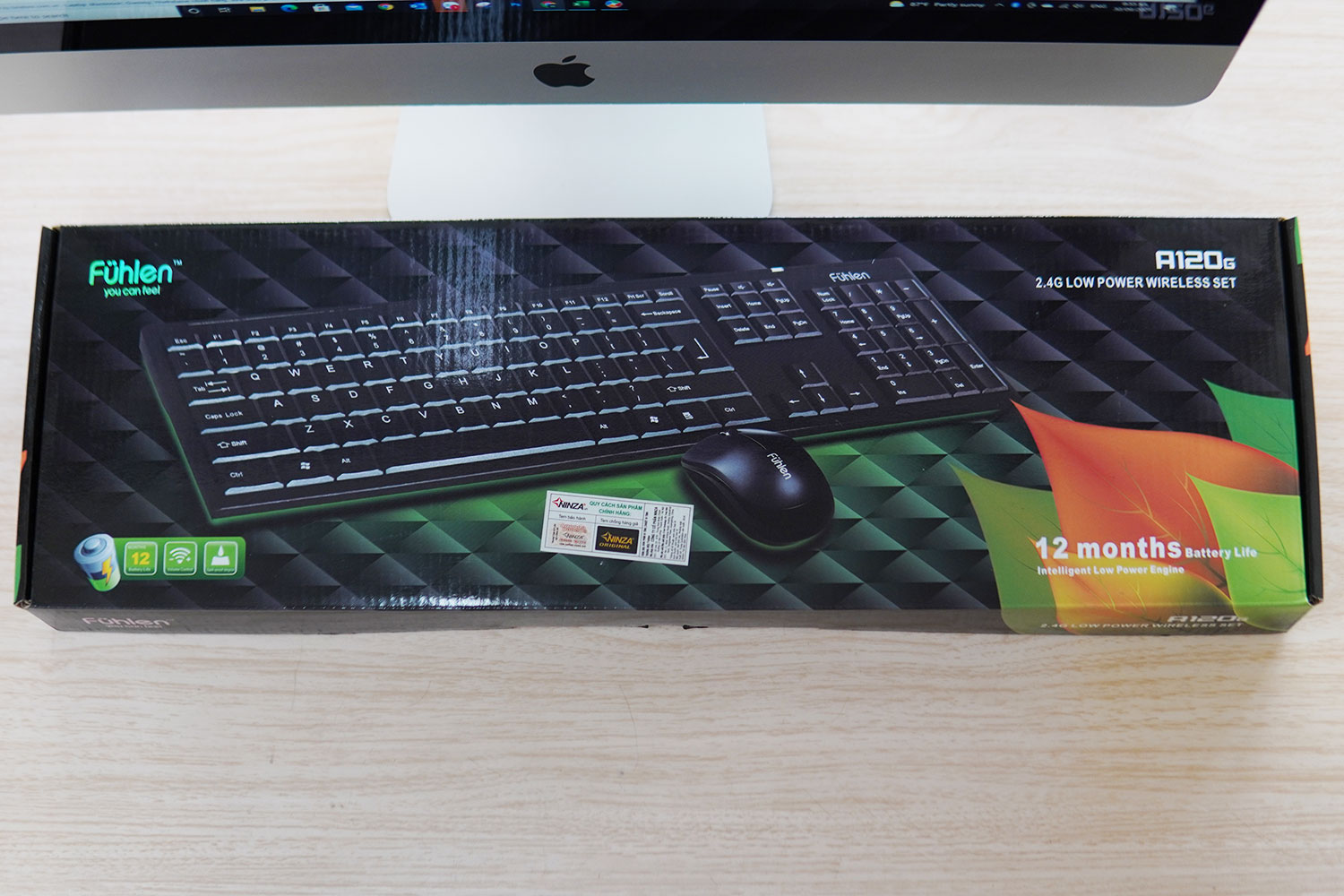 Bàn phím Fuhlen A120G 2.4G low Power Wireless Set